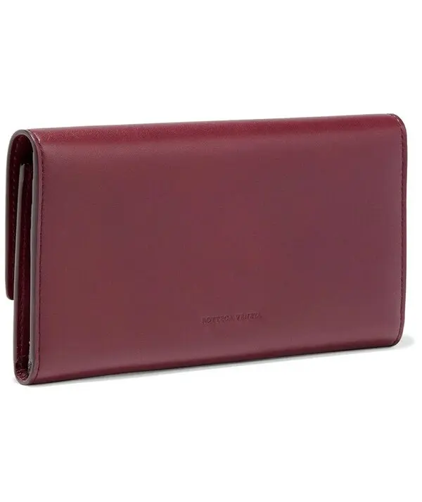 Bottega Veneta Embellished Leather Continental Wallet