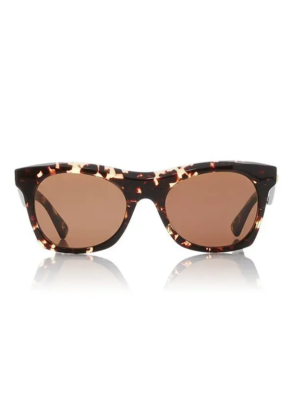 Bottega Veneta Oversized Tortoiseshell Acetate Square-frame Sunglasses