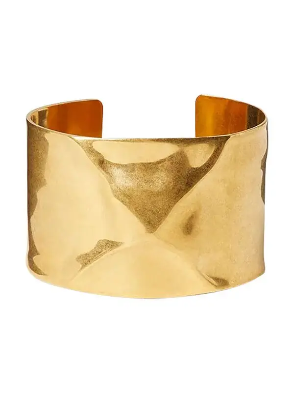 Valentino Garavani Roman Stud Hammered-effect Bracelet