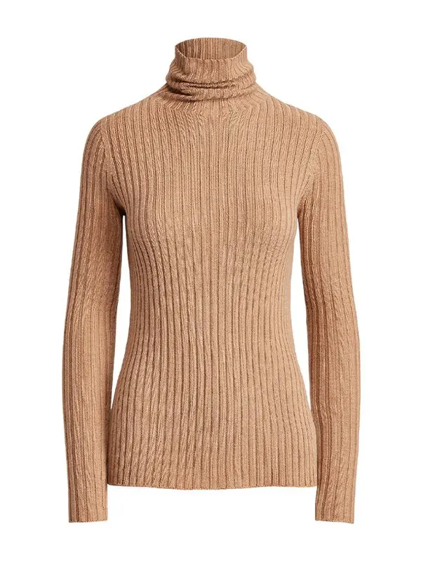 Rlx Ralph Lauren Merino Wool Ribbed Turtleneck Sweater