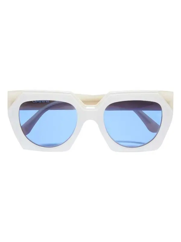 GANNI Square-frame Acetate Sunglasses