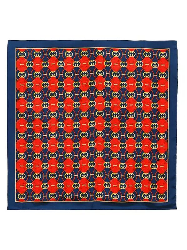Gucci Printed Silk Scarf