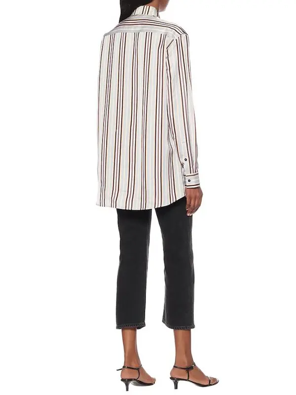 JIL SANDER Striped Satin Shirt