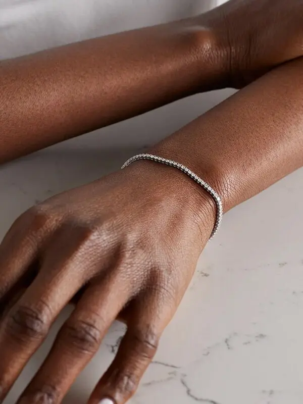 Katkim 18k White Gold Diamond Bracelet