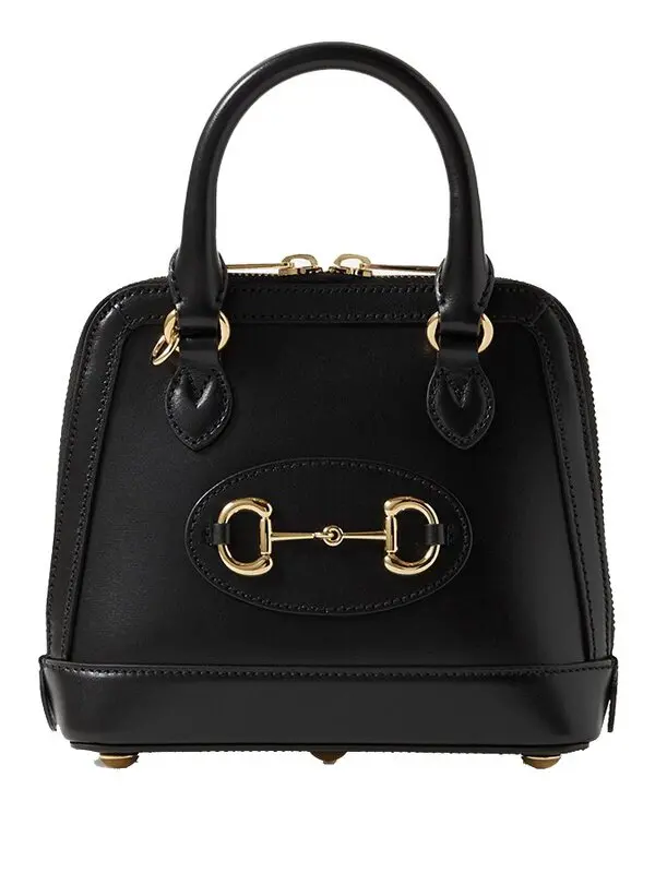 Gucci Net Sustain 1955 Mini Horsebit-detailed Leather Tote