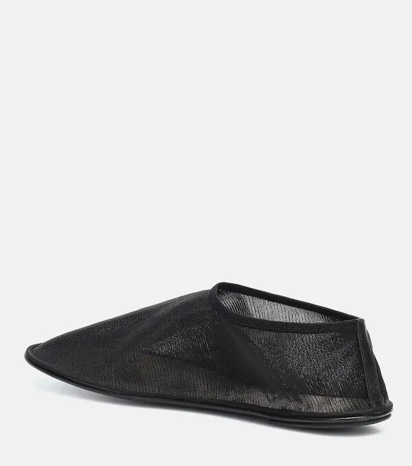 THE ROW Sock Ballet Flats - Black