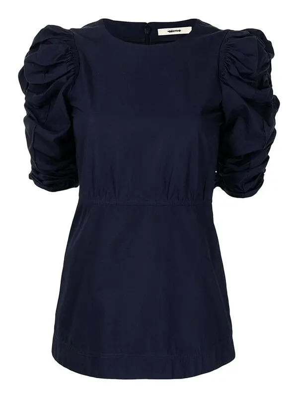 Celine Short Draped Sleeves Blouse