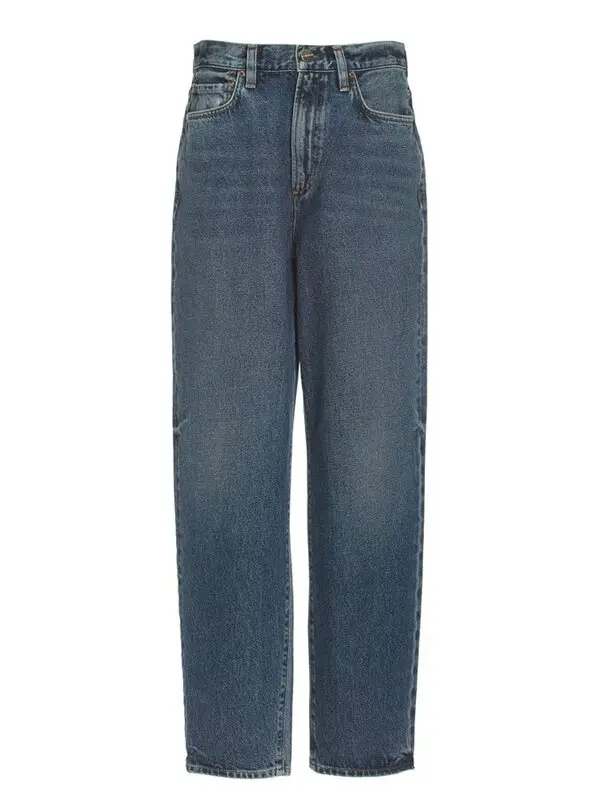 GOLDSIGN The Peg Rigid High-rise Wide-leg Jeans