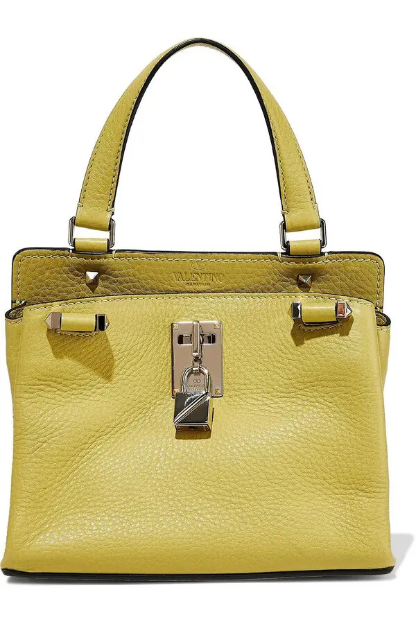 Valentino Garavani Joylock Pebbled-leather Shoulder Bag