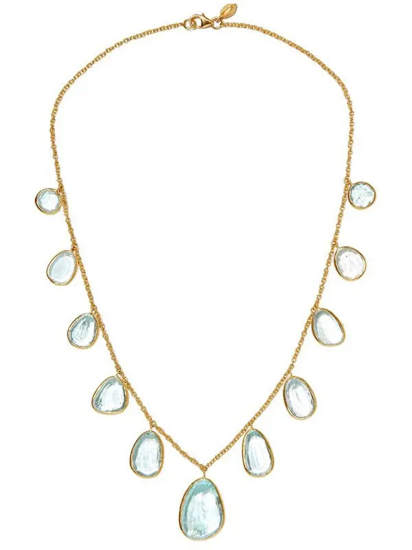 PIPPA SMALL 18k Aquamarine Necklace