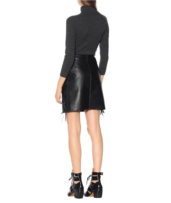 Stella McCartney Faux Leather Miniskirt