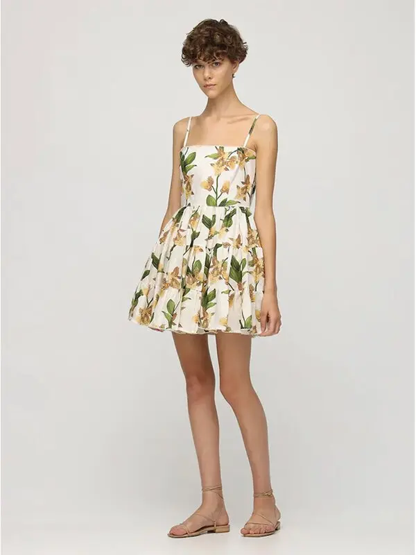 AGUA BY AGUA BY BENDITA Lima Embroidered Minidress