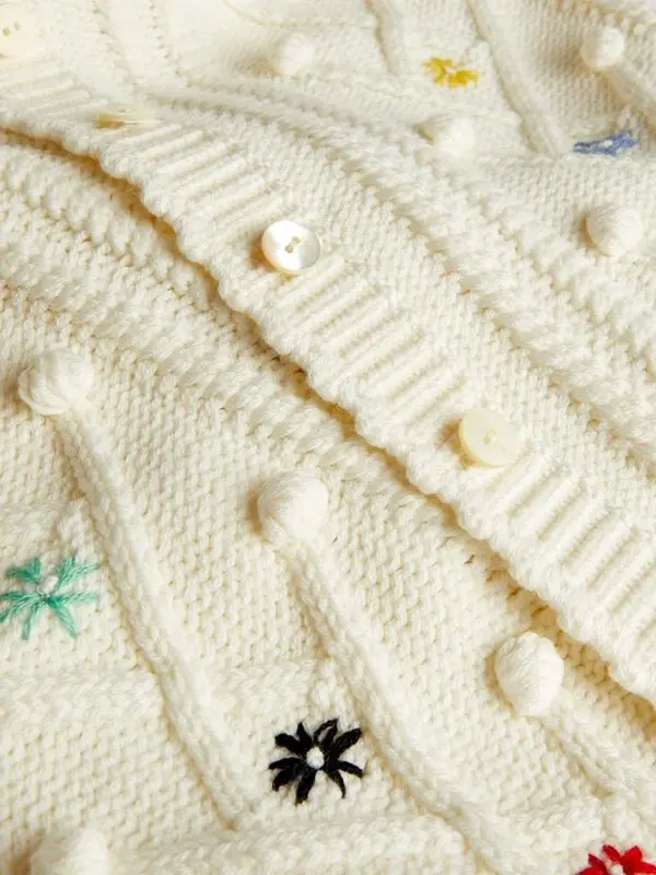 Shrimps Shrimp P Mccoy Bobbles Embroid Cardigan