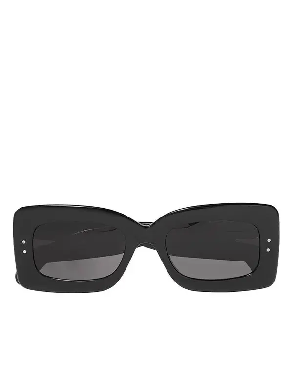 Alaïa Eyelet-embellished Square-frame Acetate Sunglasses