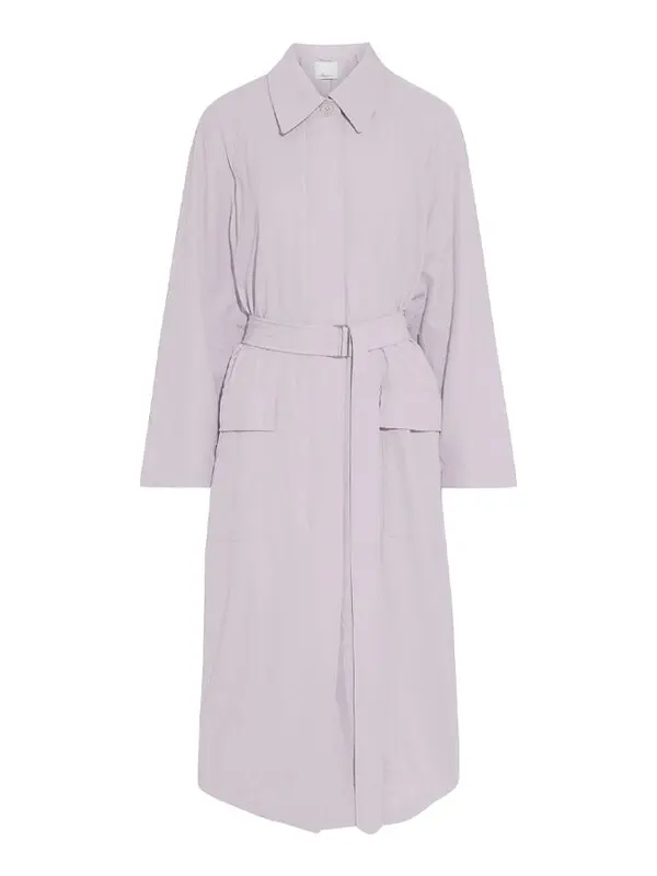 3.1 Phillip Lim Oversized Crinkled-woven Trench Coat