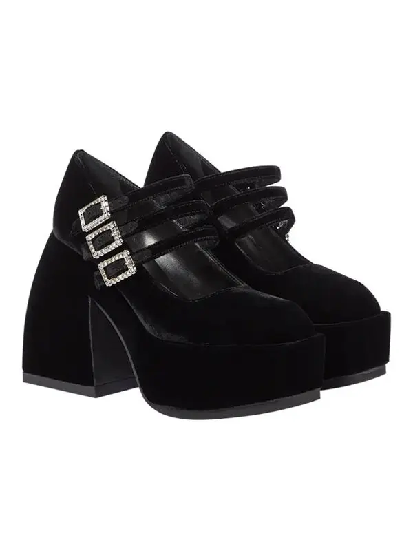 NODLAETO Bulla Marietta Velvet Pumps