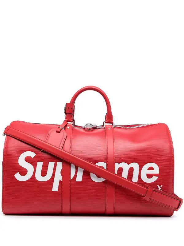 LOUIS VUITTON Supreme 2017 Pre-owned Keepall 45 Travel Bag