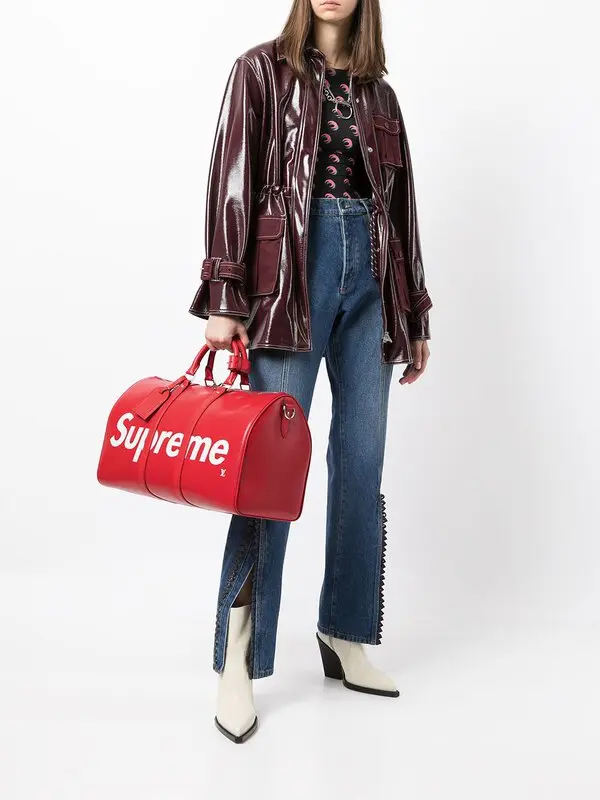 LOUIS VUITTON Supreme 2017 Pre-owned Keepall 45 Travel Bag