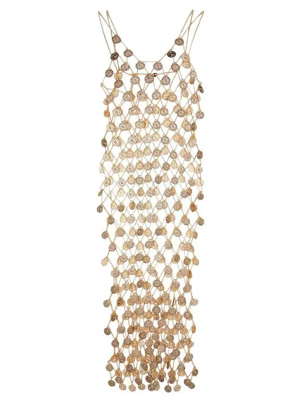 Rabanne Chain-link Midi Dress