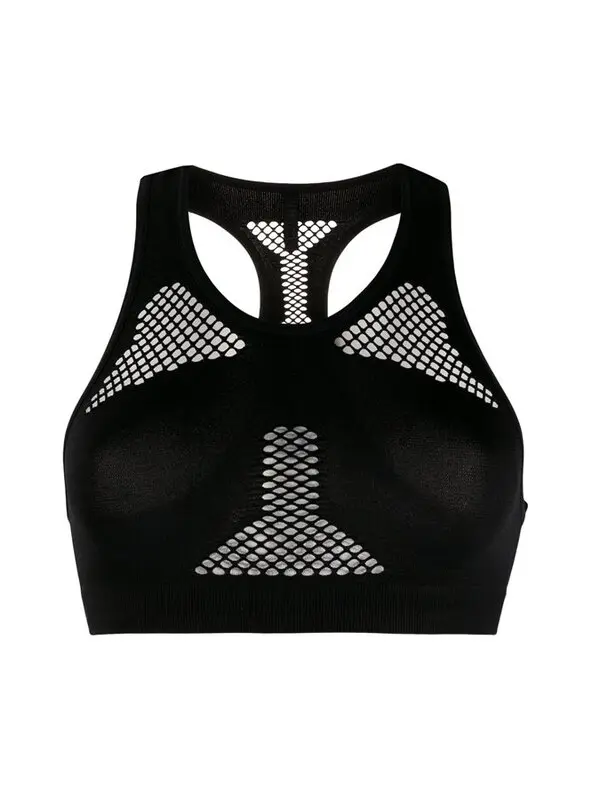 BEN TAVERNITI UNRAVEL PROJECT Mesh Panel Sports Bra