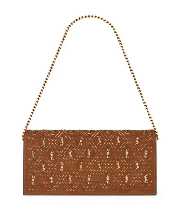 SAINT LAURENT Kate 99 Studded Shoulder Bag