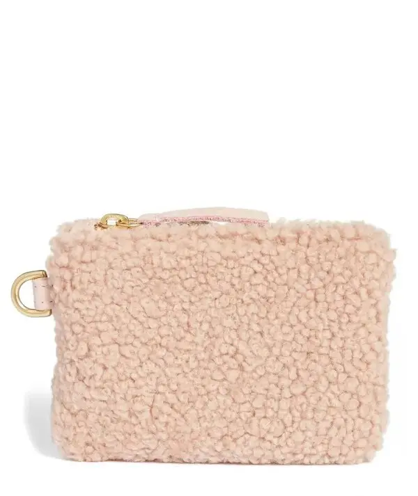 PRIMECUT Genuine Shearling Coin Pouch