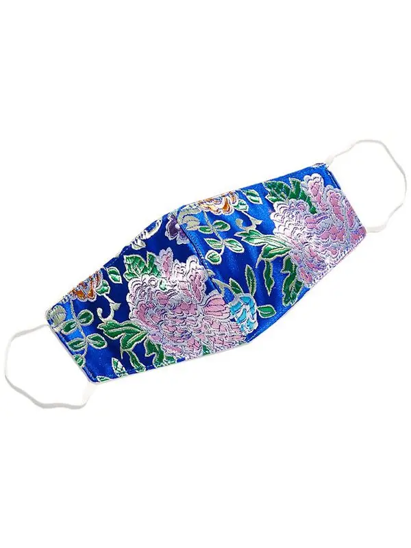 Free People Silk Floral Face Mask