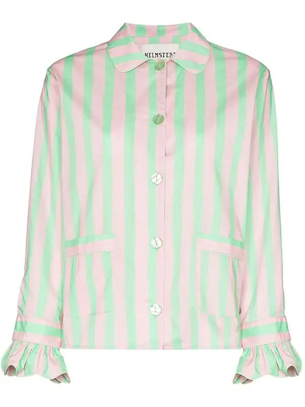 HELMSTEDT Striped Button-up Shirt
