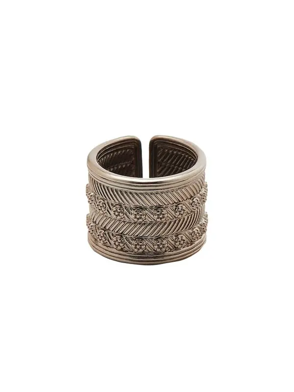 Massimo Dutti Open Silver Ring