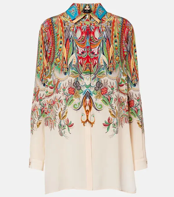Etro Printed Silk Shirt - Multicoloured