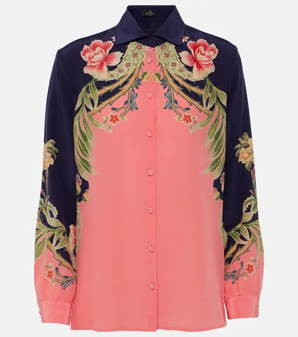 Etro Printed Silk Shirt - Multicoloured