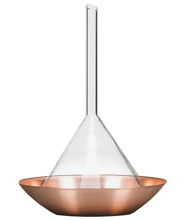 HAECKELS Glass And Brass Incense Burner