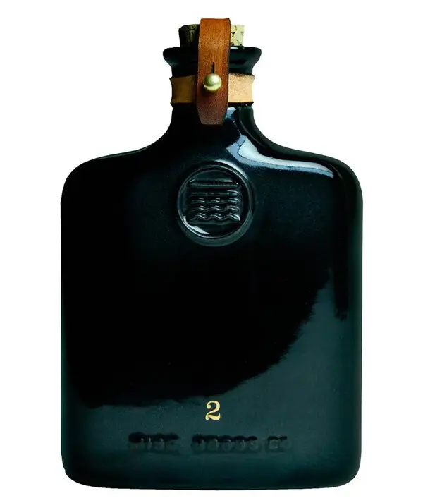 MISC. GOODS CO Black Ceramic Flask