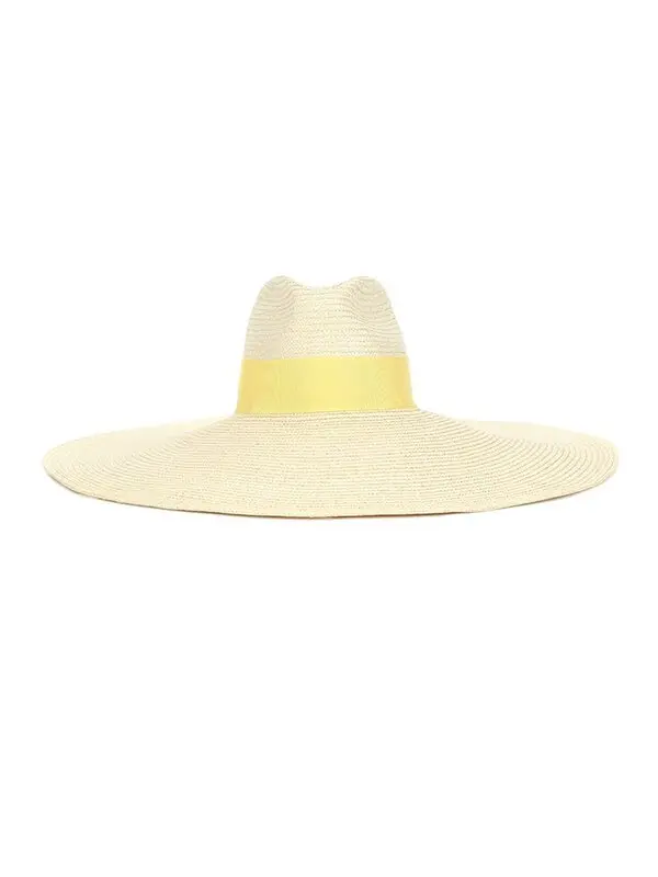 BALMAIN X MYTHERESA Exclusive To – Wide-brim Straw Hat