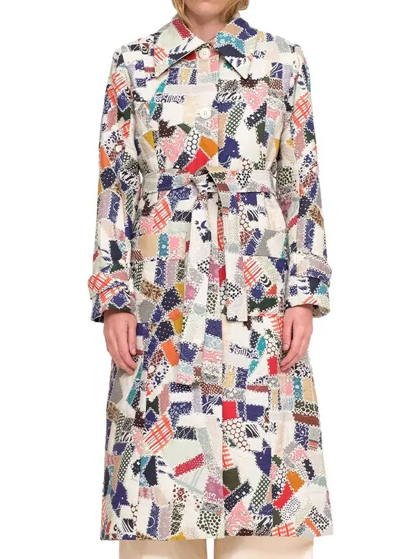 Sea Harlow Patchwork Cotton Coat