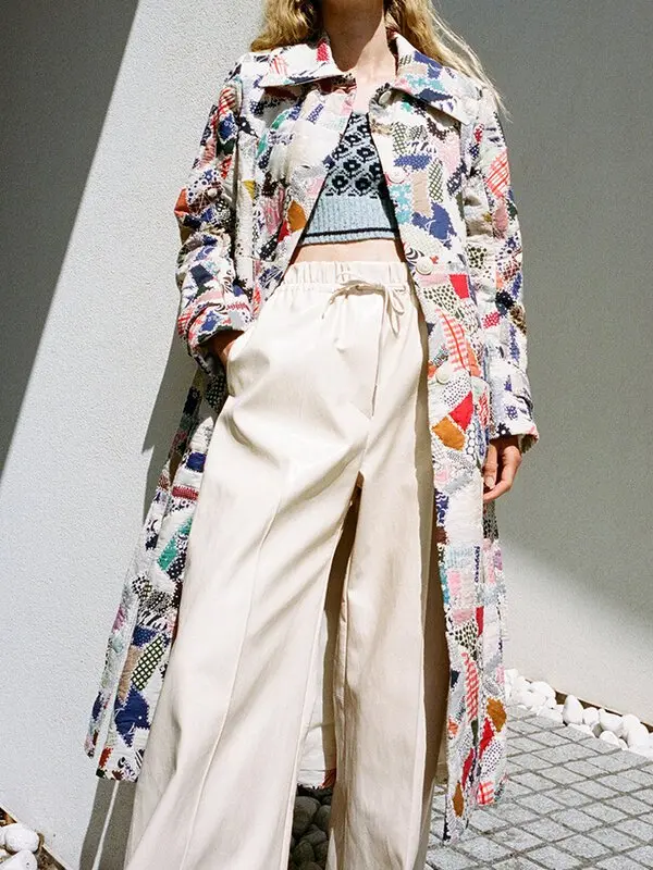 Sea Harlow Patchwork Cotton Coat