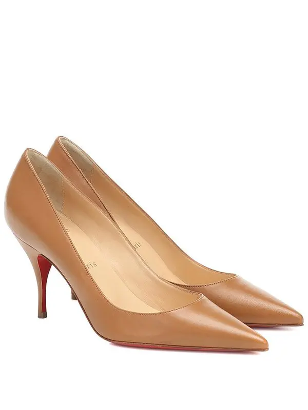 CHRISTIAN LOUBOUTIN Clare 80 Leather Pumps