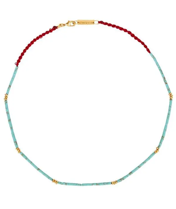 Gimaguas Little Turquoise Beaded Choker