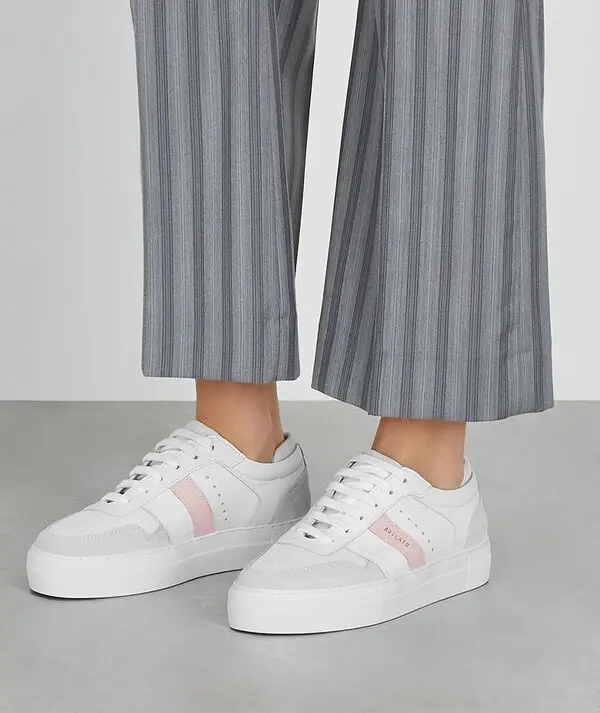Axel Arigato Panelled White Leather Sneakers