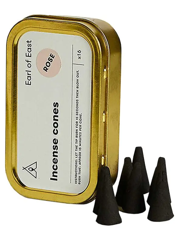 EARL OF EAST Rose Incense Cones Box Of 16