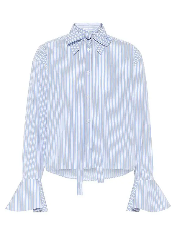 Valentino Garavani Striped Cotton Blouse