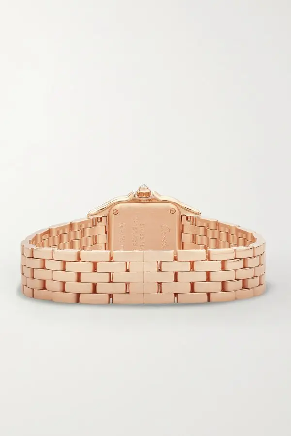 Cartier Panthère De 22mm Small 18-karat Pink Gold Diamond Watch