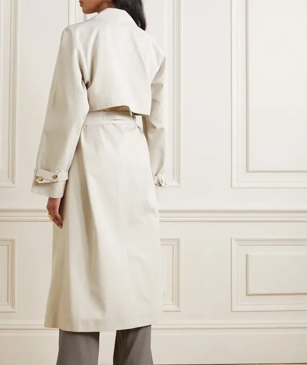 LE17SEPTEMBRE Belted Cotton-blend Gabardine Trench Coat