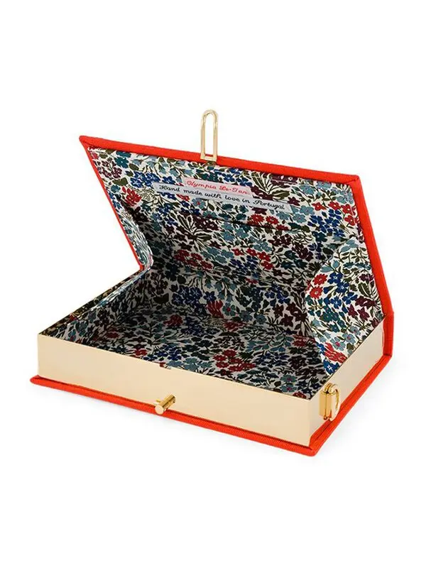 OLYMPIA LE-TAN Arc De Triomphe Embroidered Book Clutch