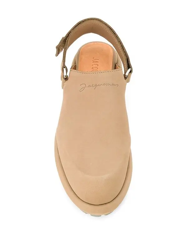 Jacquemus Logo Embossed Slingback Shoes