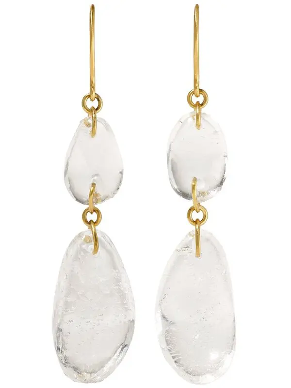 PIPPA SMALL 18k Gold Crystal Earrings