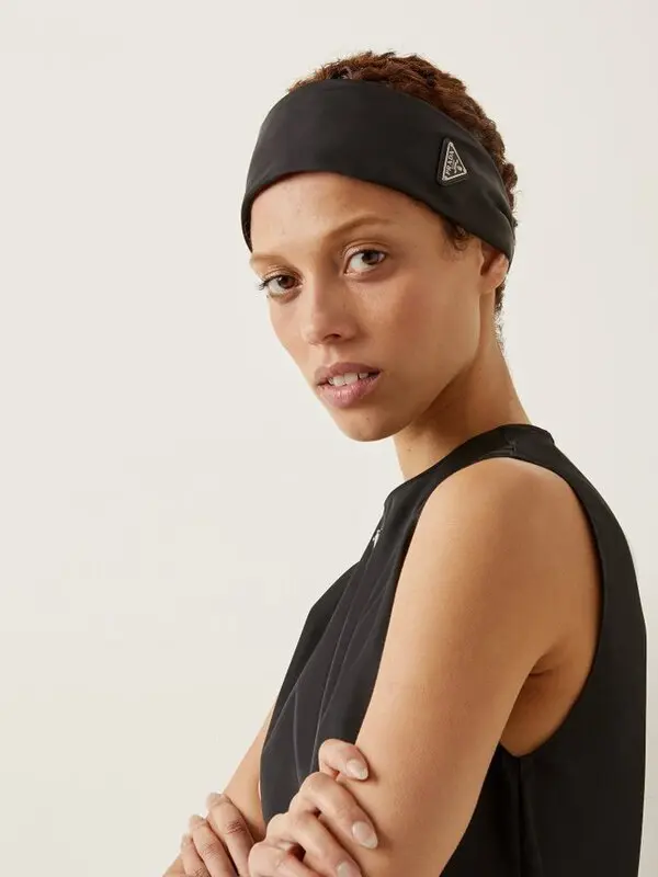 Prada Nylon Wide Headband