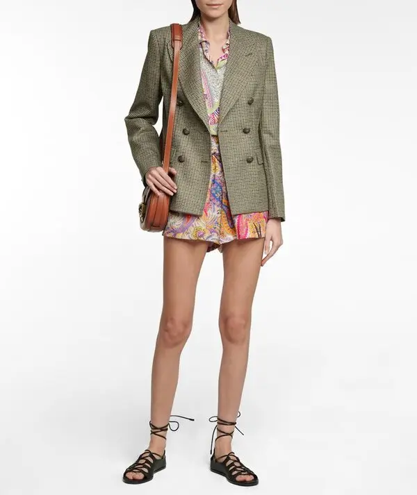 Etro Ramie Shorts