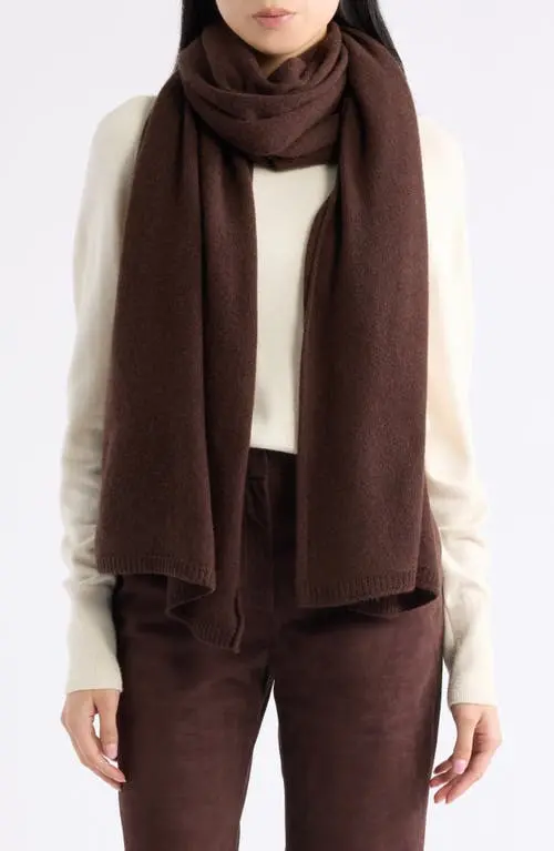 Nordstrom Cashmere Scarf - Brown Mole