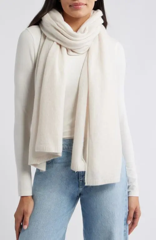 Nordstrom Cashmere Scarf - Ivory Sand